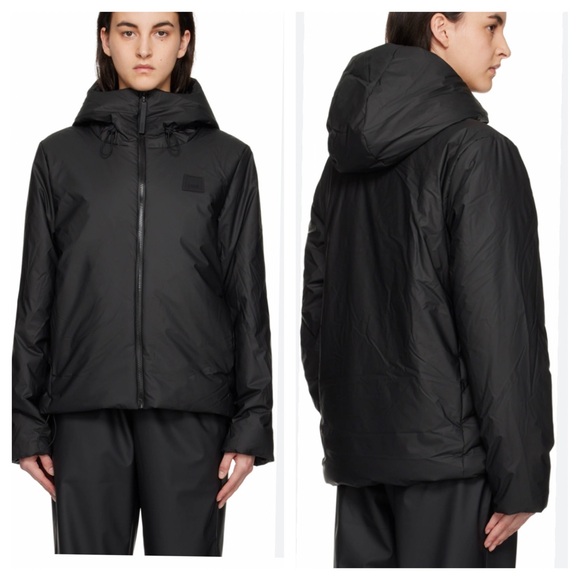 Rains | Jackets & Coats | Rains Loop Jacket Black Waterproof Size Xl | Poshmark